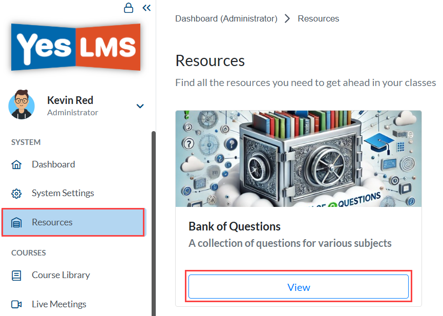 Quiz Question Bank – YesLMS