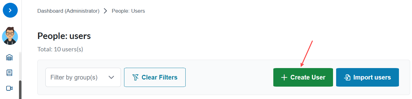 How do I create a new user? – YesLMS